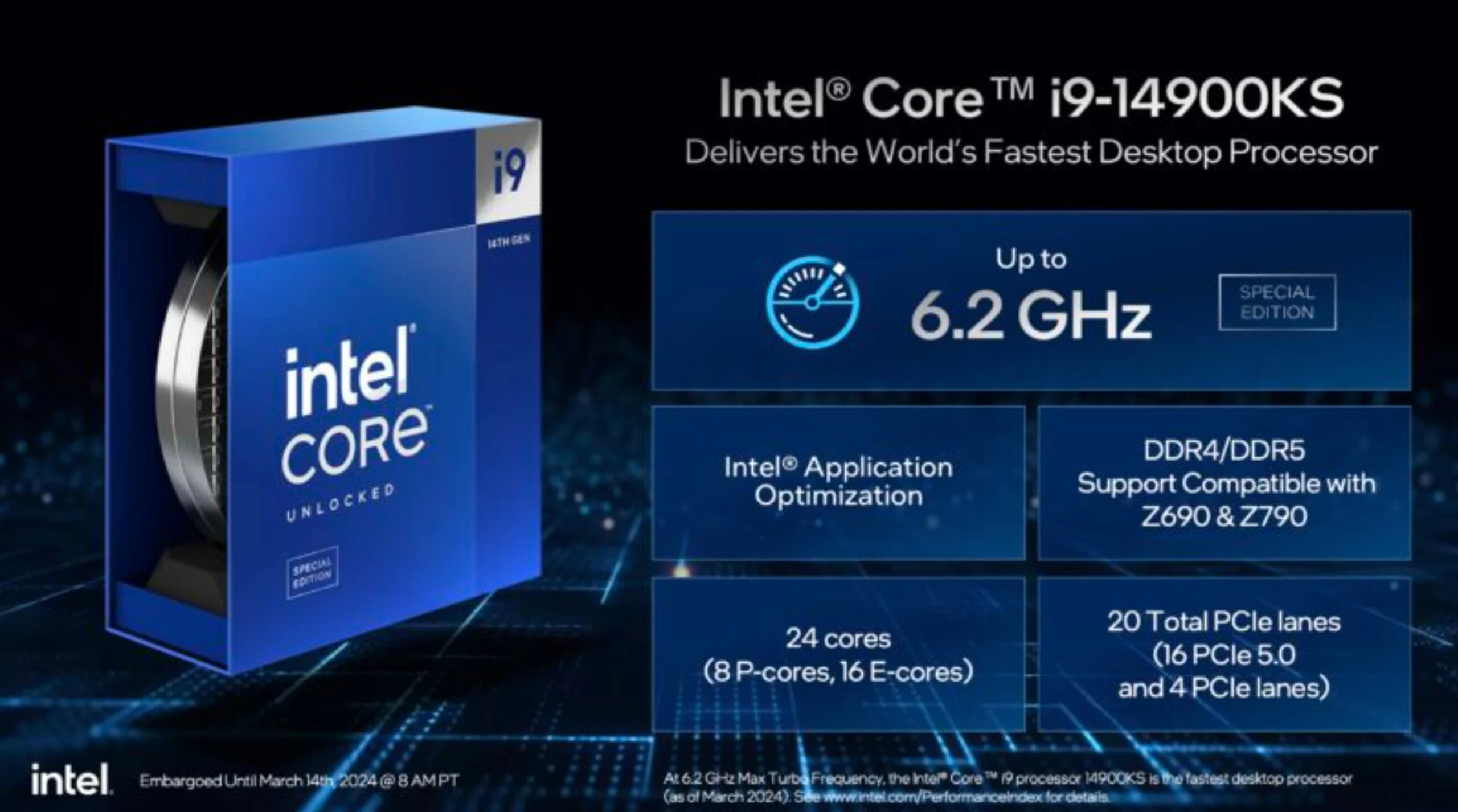 Le tout nouveau processeur Intel Core i9-14900KS est le plus rapide au ...