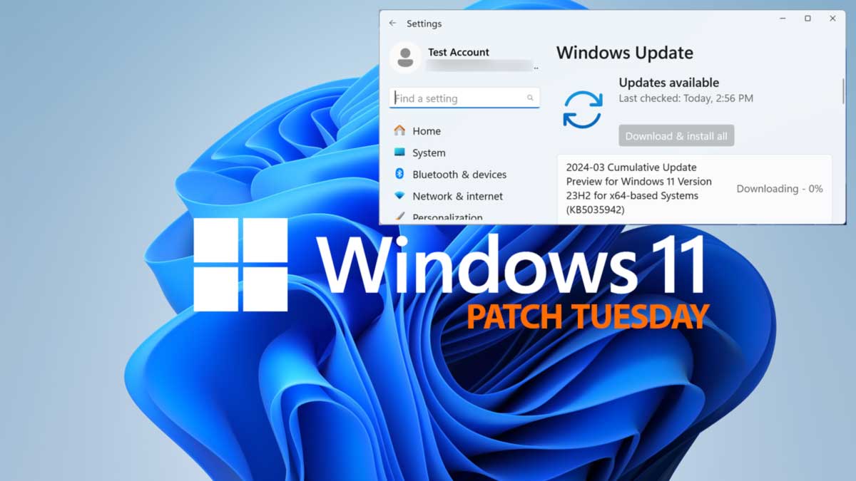 Patch Tuesday, la mise à jour Windows 11 KB5039212 et ses nouveautés